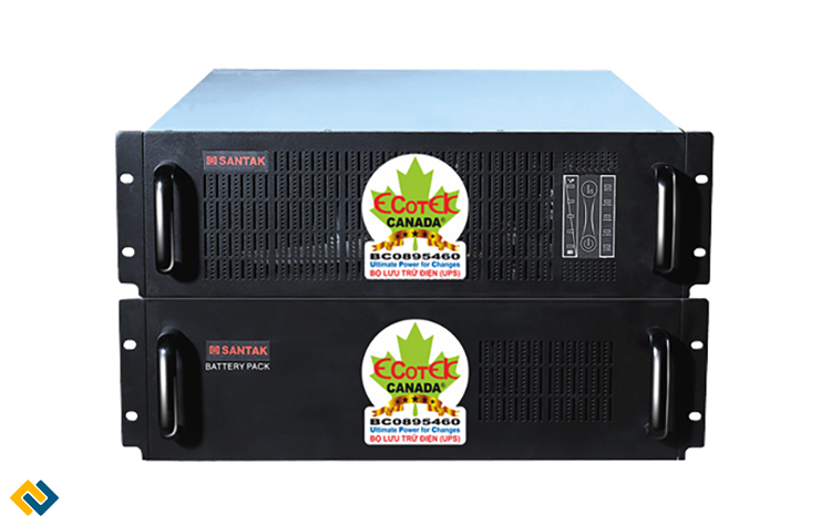 Bộ lưu điện UPS Santak True Online 3KVA Rackmount - Model C3KR, C3KR
