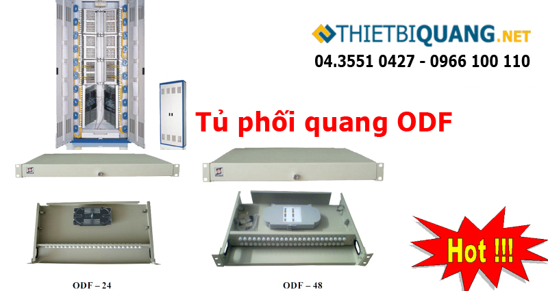 Tủ mạng, Tủ phối quang ODF, Hộp phối quang ODF Chính hãng, Tủ ODF, Tủ Rack