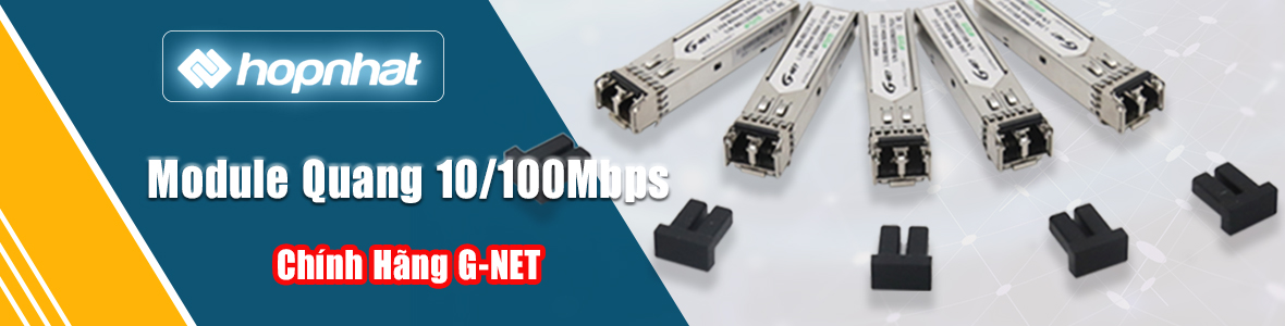 Modul quang điện 10/100M | Module quang SFP 100M chính hãng, Thiết bị quang